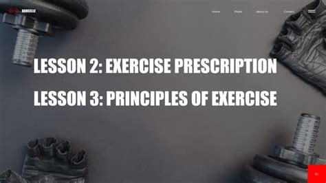 Exercise Prescription And Principles 2pptx