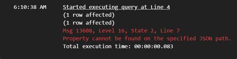 How To Work With Json Data On Sql Server Dev Community