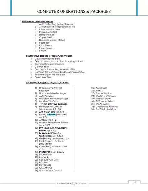 Computer Operations And Packages Notes And Introduction To Computers Pdf Computing Technology