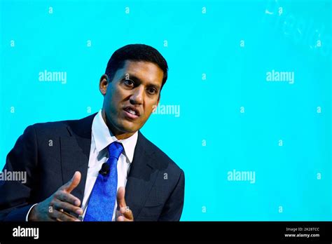 09 19 2022 new york new york dr rajiv shah speaks onstage at the