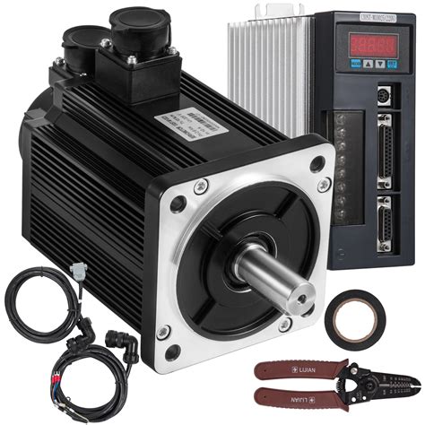 Cnc Servo Motor 2kw 7 7nm Ac Servo Driver Kit 220v F Cnc Mill Machine