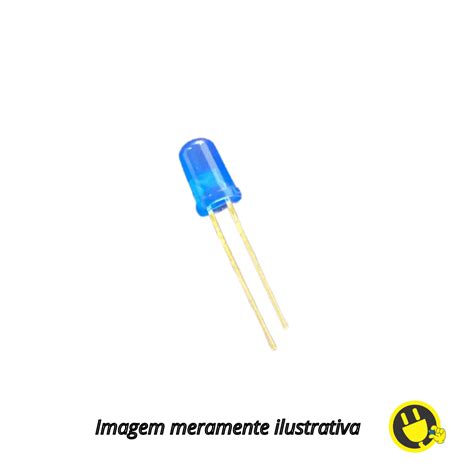 Led Difuso Azul 5mm Smartprojects Brasil Componentes Eletrônicos Arduino Robótica E