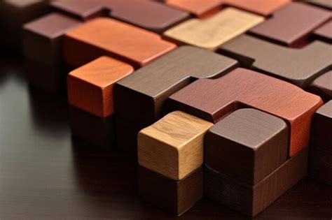 Interlocking Puzzle Pieces Premium Ai Generated Image