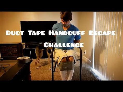 Duct Tape Handcuffs Escape Challenge Youtube