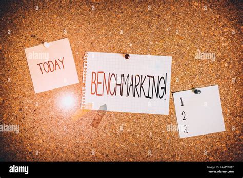 Conceptual Hand Writing Showing Benchmarking Concept Meaning Evaluate Something By Comparison