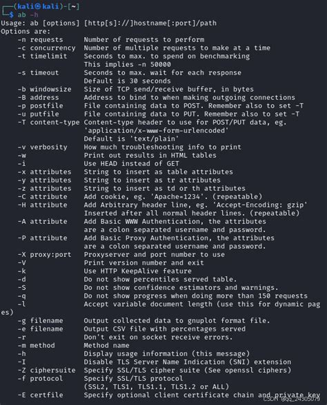 apachebench ab压力测试工具 使用完整教程！cc攻击！kali linux入门教程 ，termux可用 web安全 qq