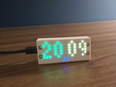 Pico Unicorn Mini Desk Clock 5 Steps Instructables