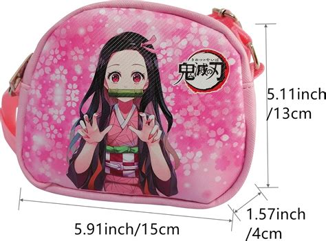 Buy Kamado Nezuko Messenger Bag And Keychain Set Nezuko Mini Shoulder