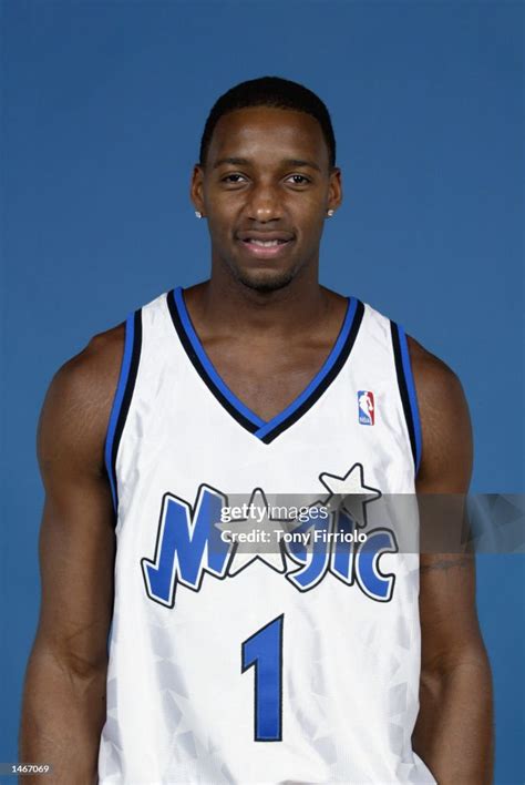 Tracy Mcgrady Of The Orlando Magic Poses For A Portrait During Media