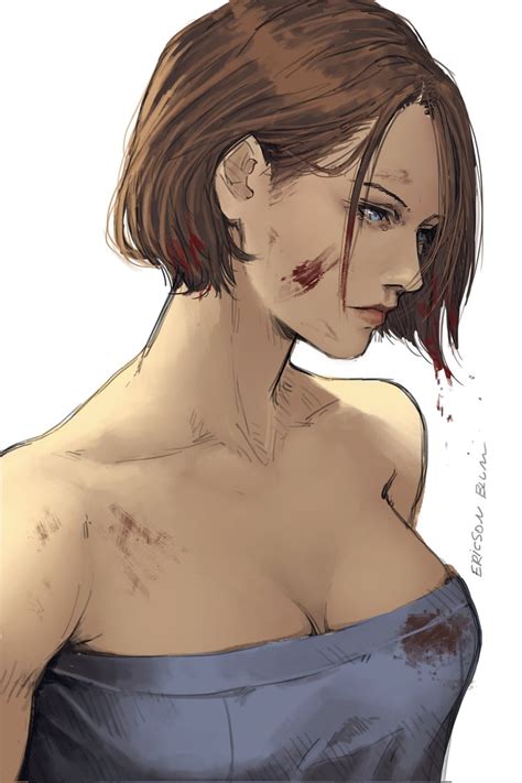 Jill Valentine Resident Evil And More Drawn By Ericson Blum Danbooru