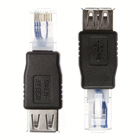 Usb Type A Female Rj45 Male Ethernet Lan Network Router Temu