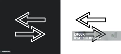 흰색과 검은색 색상의 전송 개요 아이콘입니다 웹 모바일 앱 및 Ui용 화살표 컬렉션에서 플랫 벡터 아이콘을 전송합니다 0명에 대한 스톡 벡터 아트 및 기타 이미지 Istock