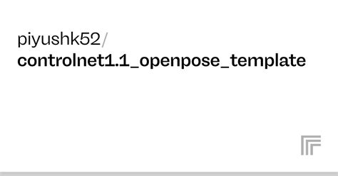 Piyushk52 Controlnet1 1 Openpose Template Run With An API On Replicate