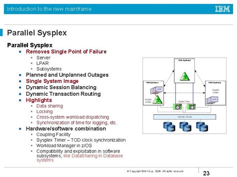 Introduction To The New Mainframe Largescale Commercial Computing Introduction To The New Mainframe Largescale Commercial Computing