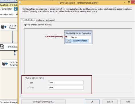 Ssis Term Extraction Transformation Extract Noun Phrases