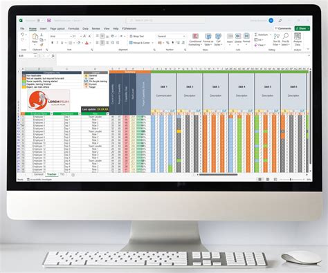 Skills Competency Tracker Rev 10 Excel Etsy