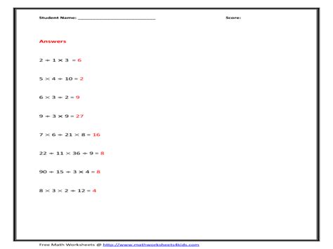 Simplify Worksheet For 3rd Grade Lesson Planet