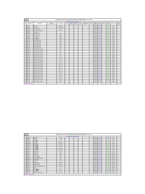 New Calibration Formate Pdf Calibration Tools
