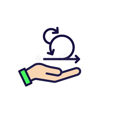 Agile Scrum Process Development Icon Stock Vector Illustration Of Backlog Product