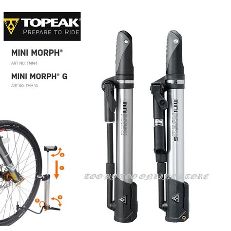 Topeak Mini Morphmini Morph Gturbo Morph Digital 160 Psi With Gauge