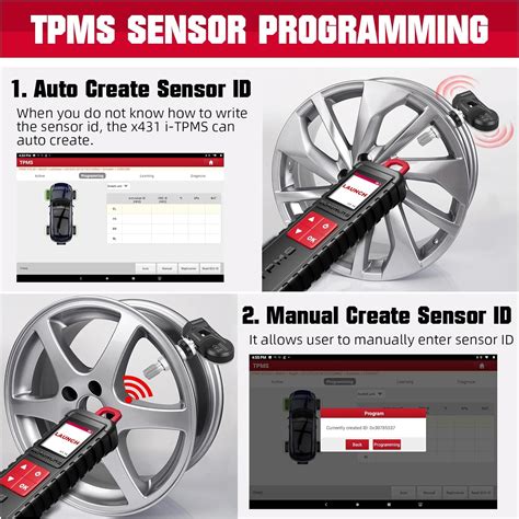 Launch X I TPMS Tire Pressure Detector Tool Program Sensor
