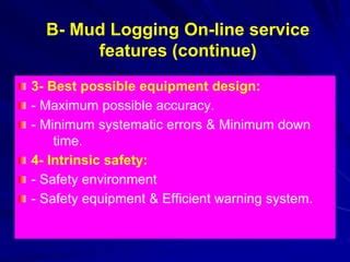 Mud Logging Theory Lag Calculatios Responsibility Ppt