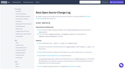 Ui Issue On Rasa Docs · Issue 5334 · Rasahqrasa · Github