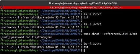 Örneklerle Linuxta Chmod Komutu Nasıl Kullanılır Linux Data Linux Sysadmin