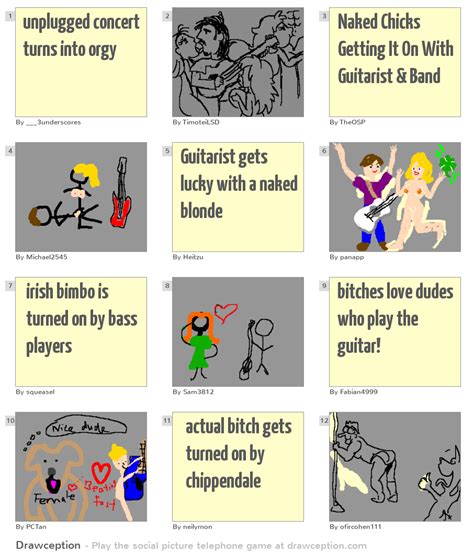 Unplugged Concert Turns Into Orgy Drawception