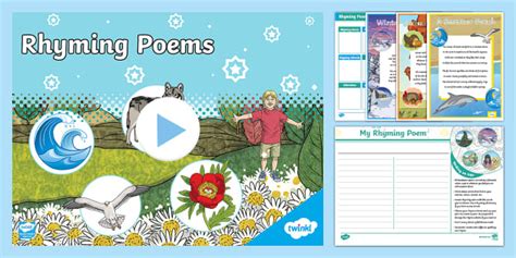 Teaching Rhyme Within Poetry Resource Pack To Use In Class