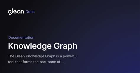 Knowledge Graph Glean Help Center