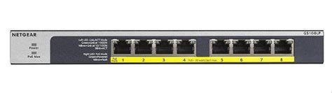 Netgear Gs108lp 8 Port Gigabit Poe Switch Lan Capable Black At ₹ 6800 Piece In Raipur