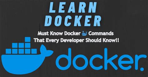 Hiren Timbadiya On Linkedin Mastering Docker Basic Commands