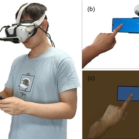 a putting the corresponding model into 3d space b the virtual joystick