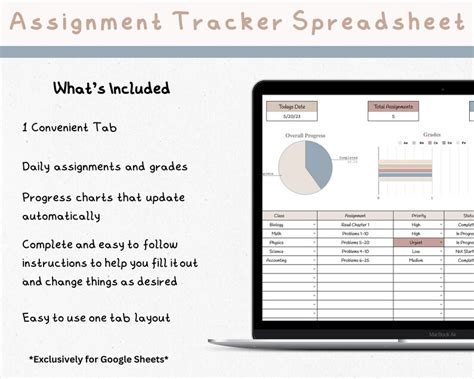 Babe Spreadsheet Assignment Tracker For Google Sheets Assignment Tracking Spreadsheet Task