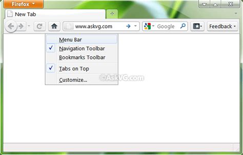 How To Remove New Orange Menu Button From Titlebar And Get Old Menu Bar Back In Mozilla Firefox