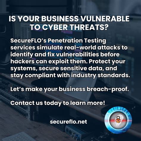 Secureflo On Linkedin Penetrationtesting Cybersecurity Riskmanagement Secureflo Compliance