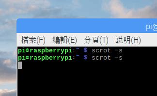 Raspberry Pi Scrot 擷取畫面和螢幕截圖 for RASPBIAN DESKTOP 腳印網頁資訊設計
