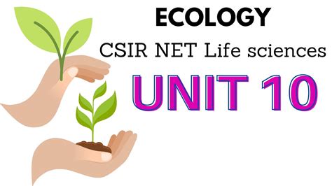 CSIR NET Life Science Unit 10 Ecology YouTube