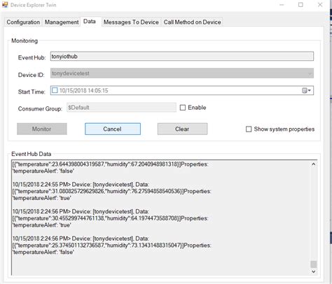 Read Azure Iot Hub Messages From Custom Endpoints Stack Overflow