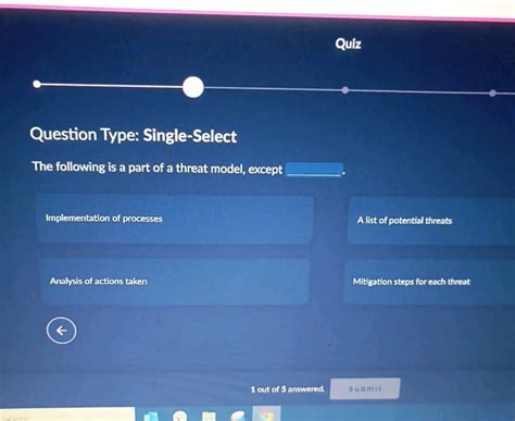 Quiz Question Type Single Select The StudyX