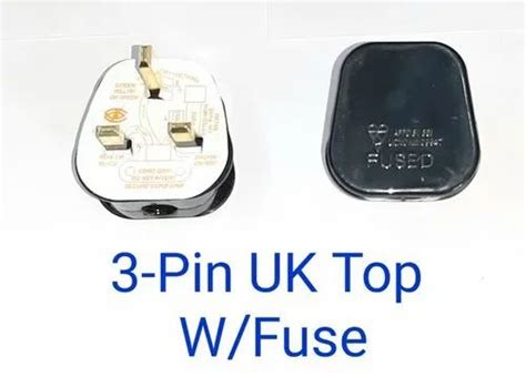 Black Plastic Pin Uk Plug Top At Piece In Mumbai ID