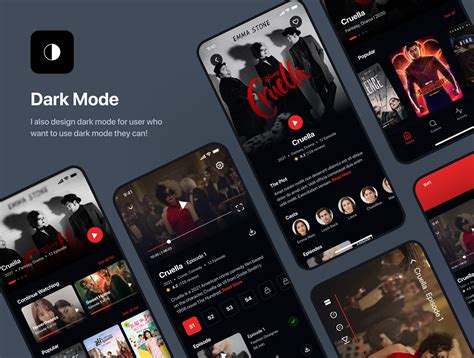 Watchme movie streaming app ui kit figma resources – Artofit