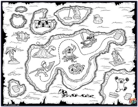 30 Disegni Mappe Del Tesoro Da Colorare Disegnidacolorarewk