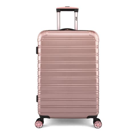 Ifly Hardside Fibertech Luggage 24 Checked Luggage Rose Gold