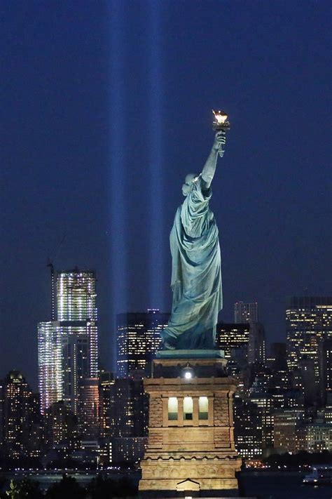 Statue Of Liberty At Night Time