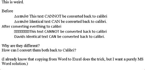 solved ms word 2010 sometimes cannot convert symbol font back into