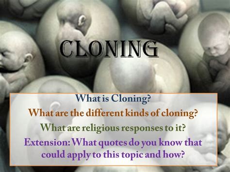 Medical Ethics Cloning With Cover Lesson Teaching Resources