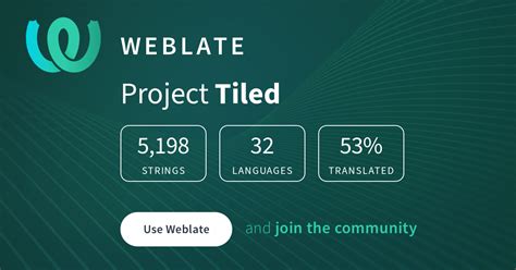 Get Involved In Tiled Hosted Weblate