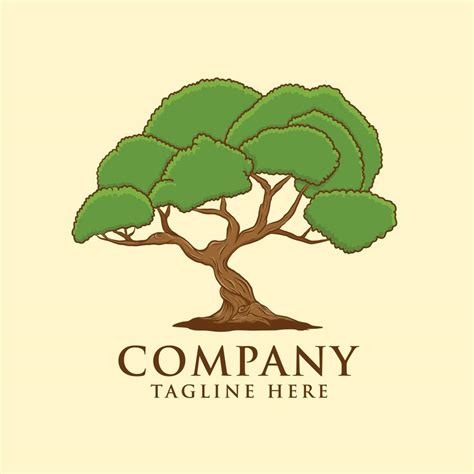 Tree Logo Vector Design Vector Art At Vecteezy